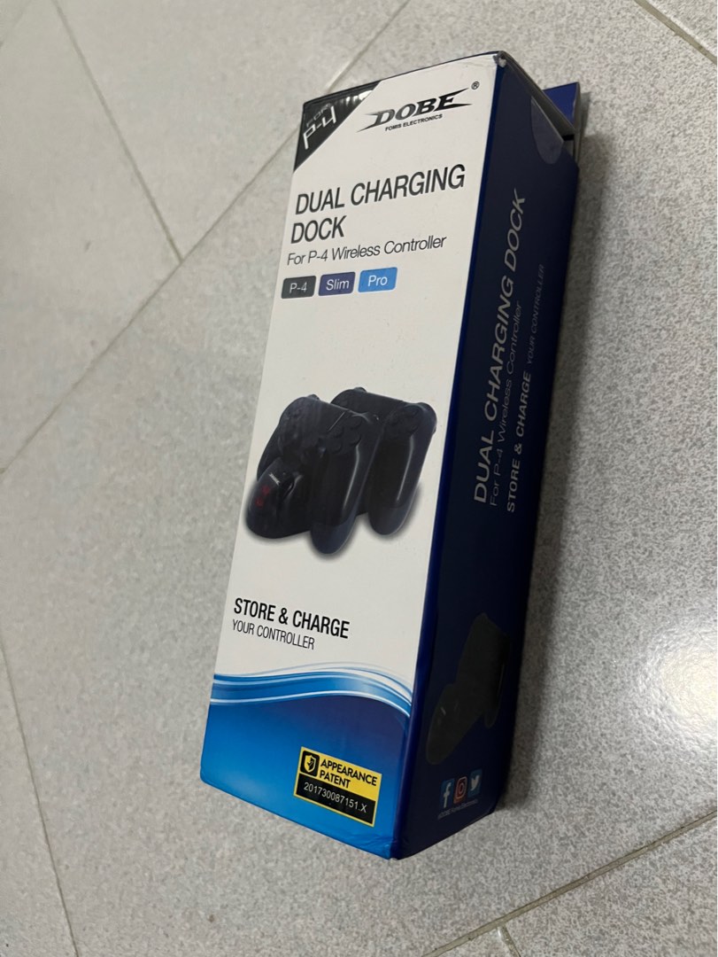 dual charging dock for ps4 wireless controller, Video Gaming, Gaming ...