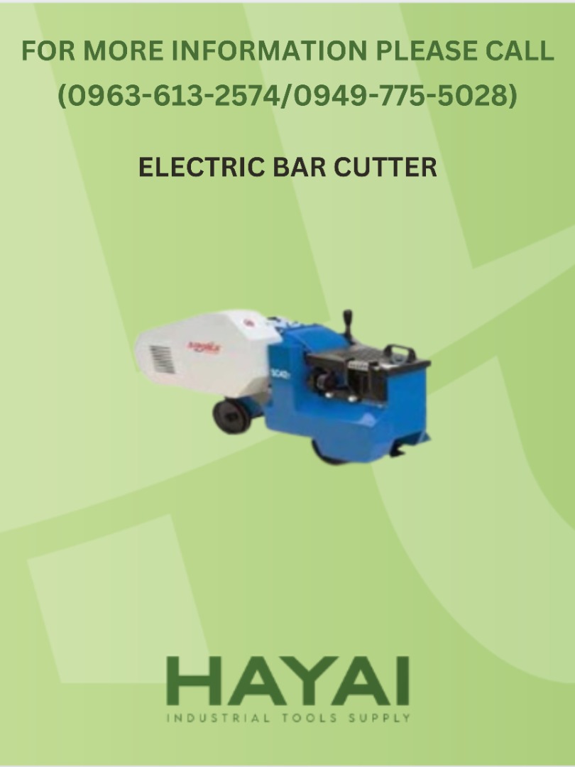 ELECTRIC BAR CUTTER, Commercial & Industrial, Construction Tools ...
