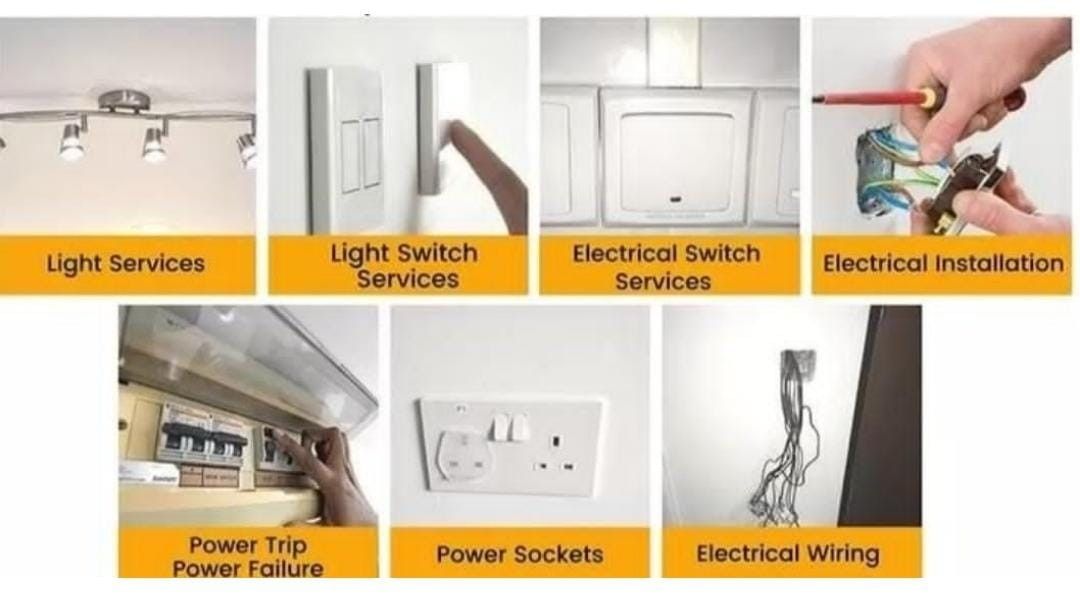 Electrician 24Hrs, / handyman / Power socket replace / switch / Data ...