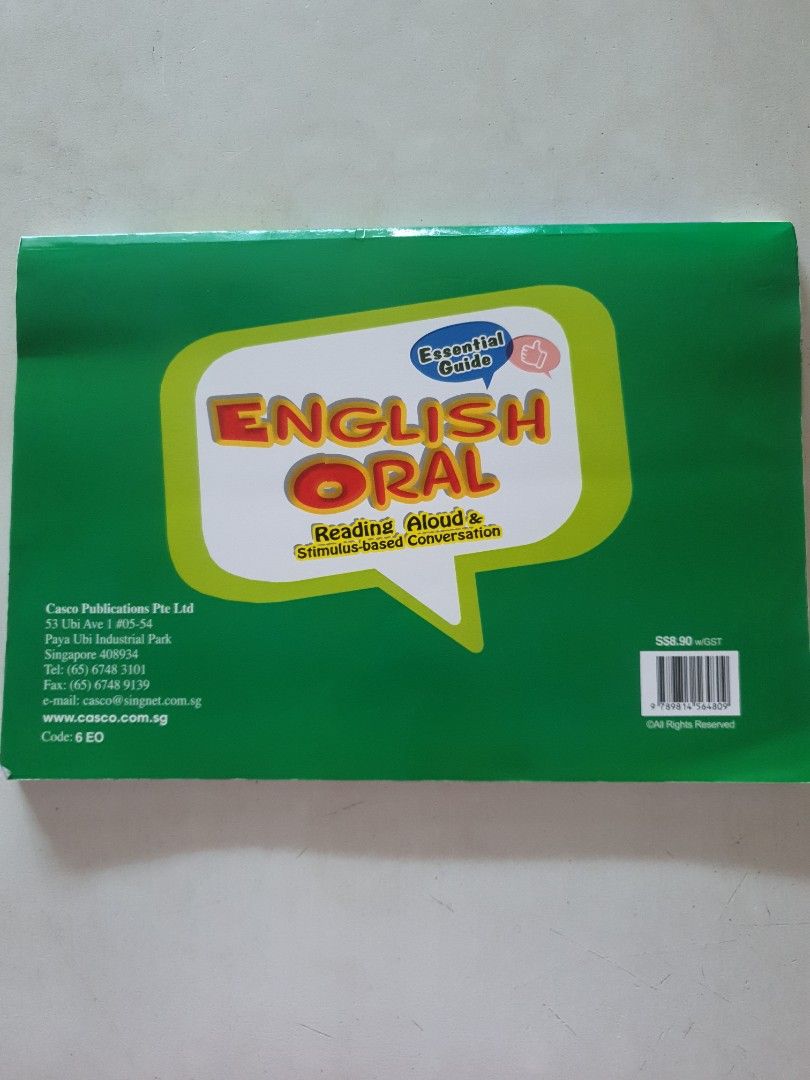 English Oral Essential Guide, Hobbies & Toys, Books & Magazines ...