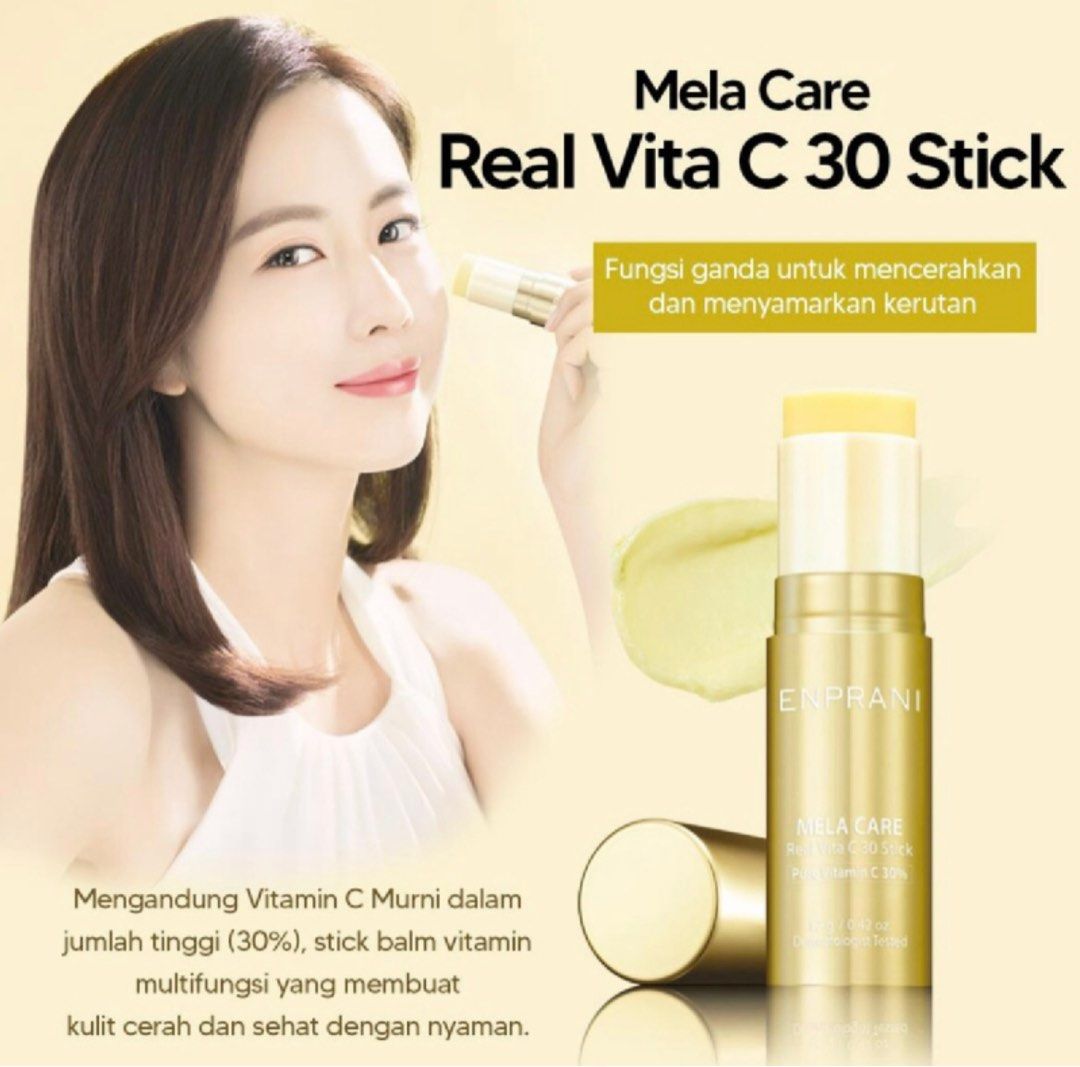 Enprani vitamin C stick, Kesehatan & Kecantikan, Kulit, Sabun & Tubuh di Carousell