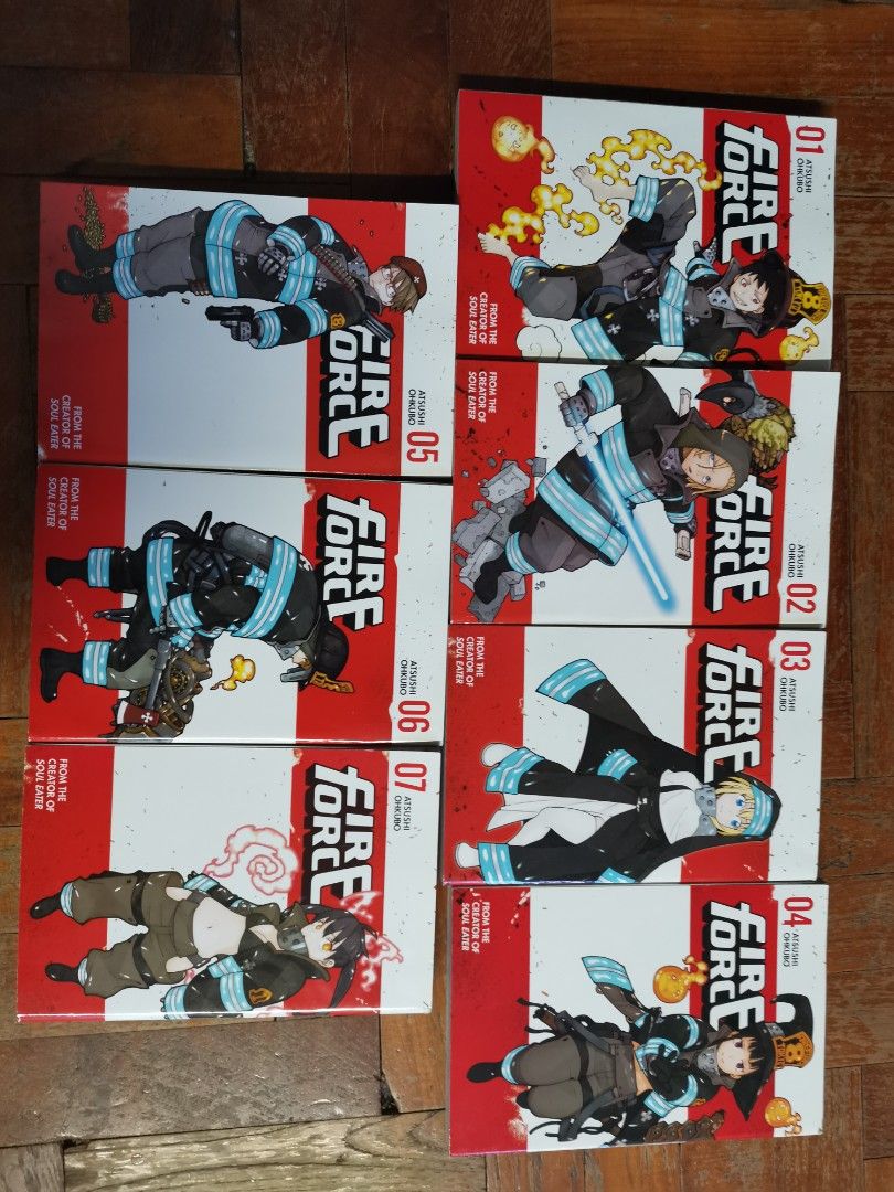 Fire Force Volume 1-7 (Individual volumes is allowed), Hobbies & Toys ...