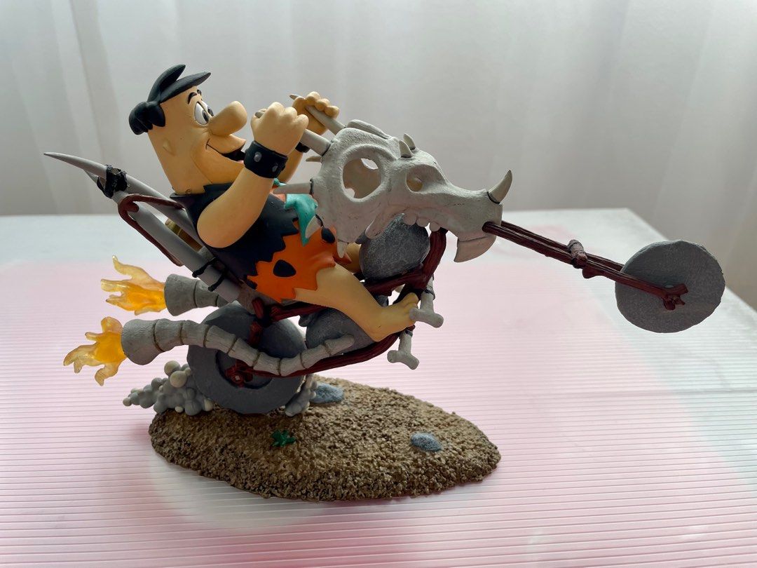 Flintstones Fred in Chopper. Mcfarlane Hanna Barbera Toy Figure ...