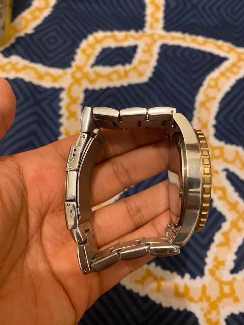 Fossil FB-01 Three-Hand Date Two-Tone Men’s Watch FS5653, Men's Fashion ...