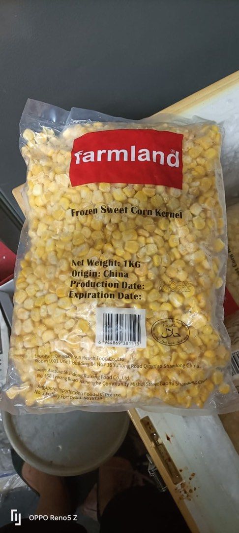 Frozen sweet corn 1kg farmland | sweet corn kernel, Food & Drinks ...