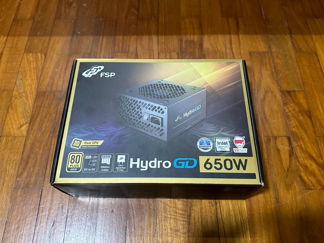 FSP 650W Gold Hydro GD PSU (4y warranty!), Computers & Tech, Parts ...