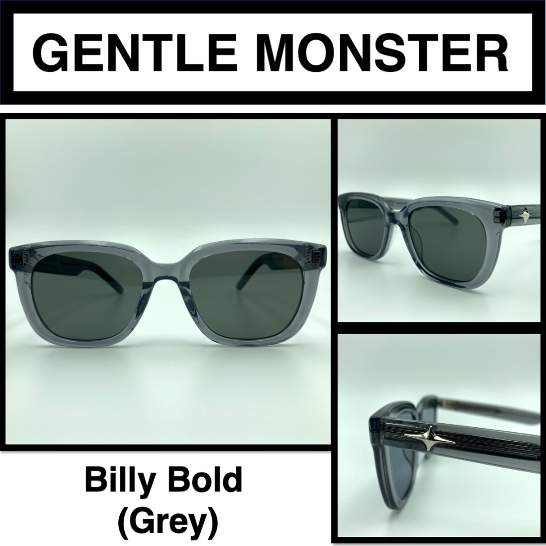Gentle Monster Billy Bold (Clear Grey) Sunglasses, Women's Fashion ...