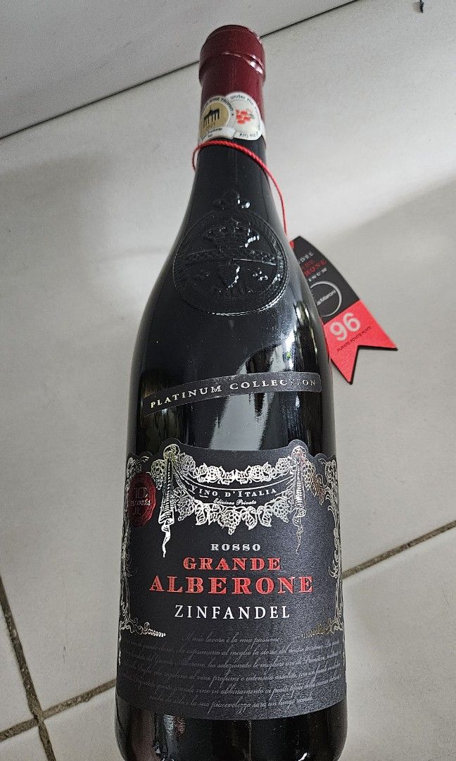 Grande Alberone Platinum Collection Zinfandel 15% 0,75 Liter