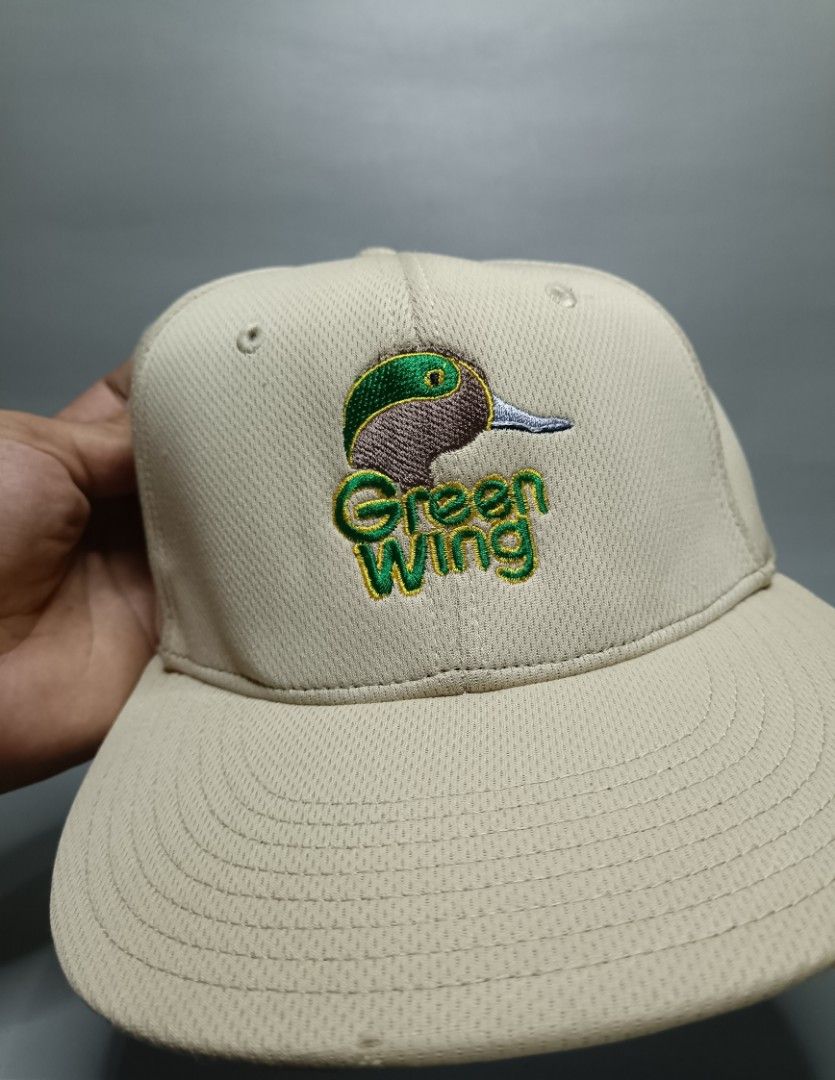 Green Wing Fitted Cap by Richardson, Men's Fashion, Watches ...