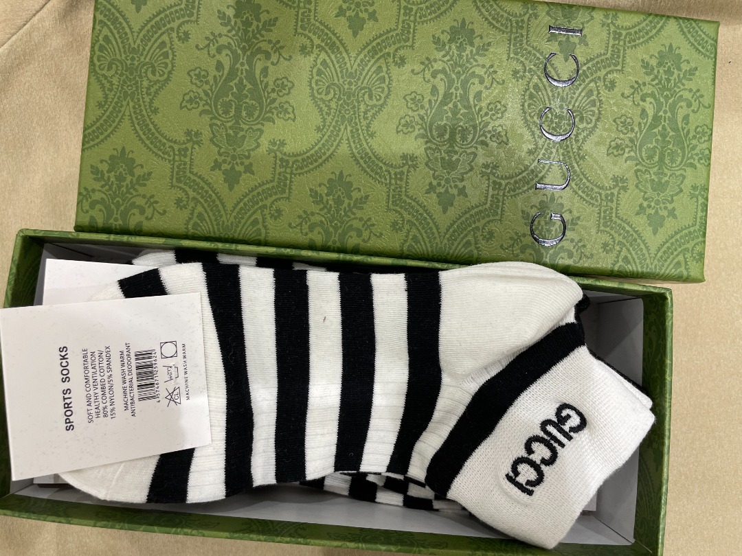 Gucci Man's socks, Men's Fashion, Watches & Accessories, Socks on Carousell