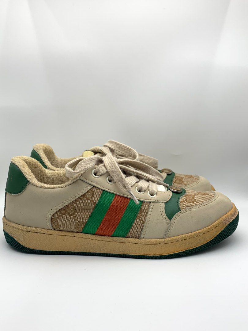 Gucci Screener, Luxury, Sneakers & Footwear on Carousell