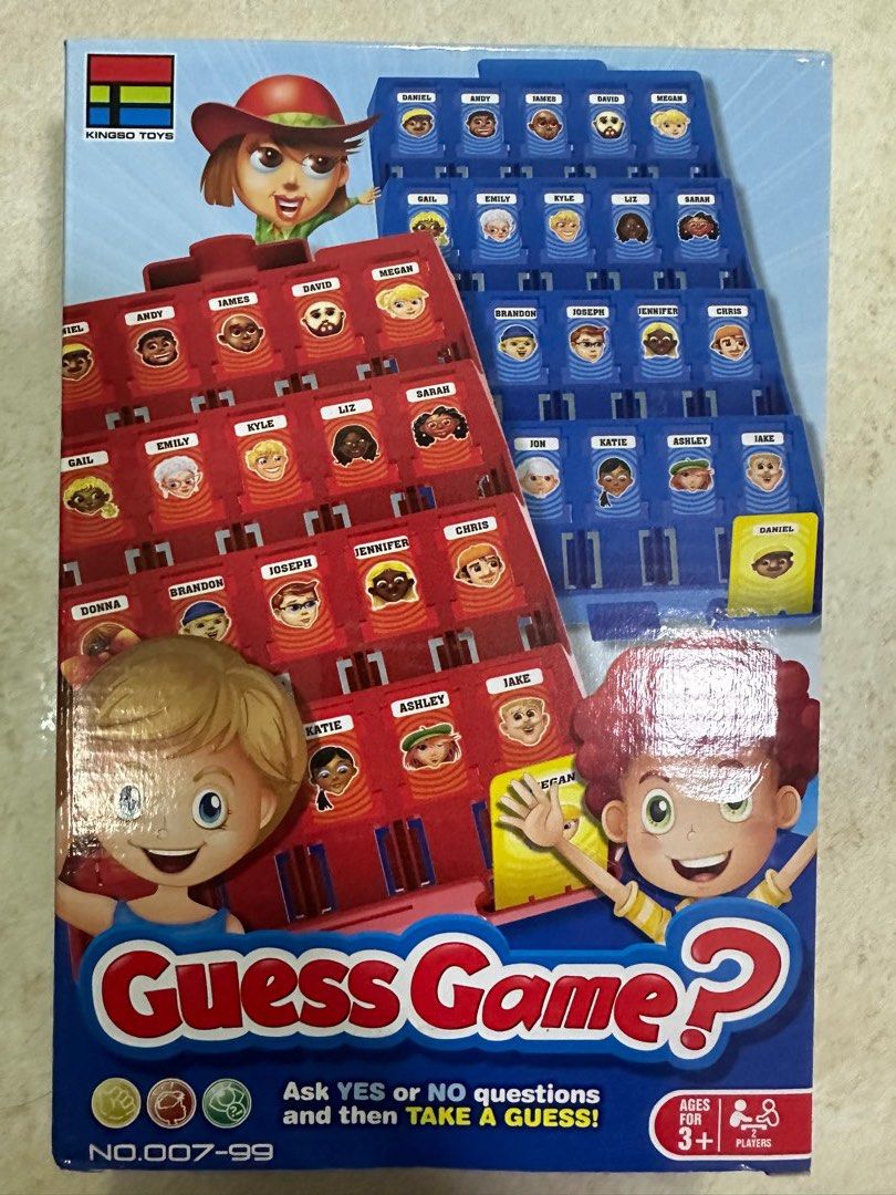 Guess who game - Character guessing family game (Memory), Hobbies ...