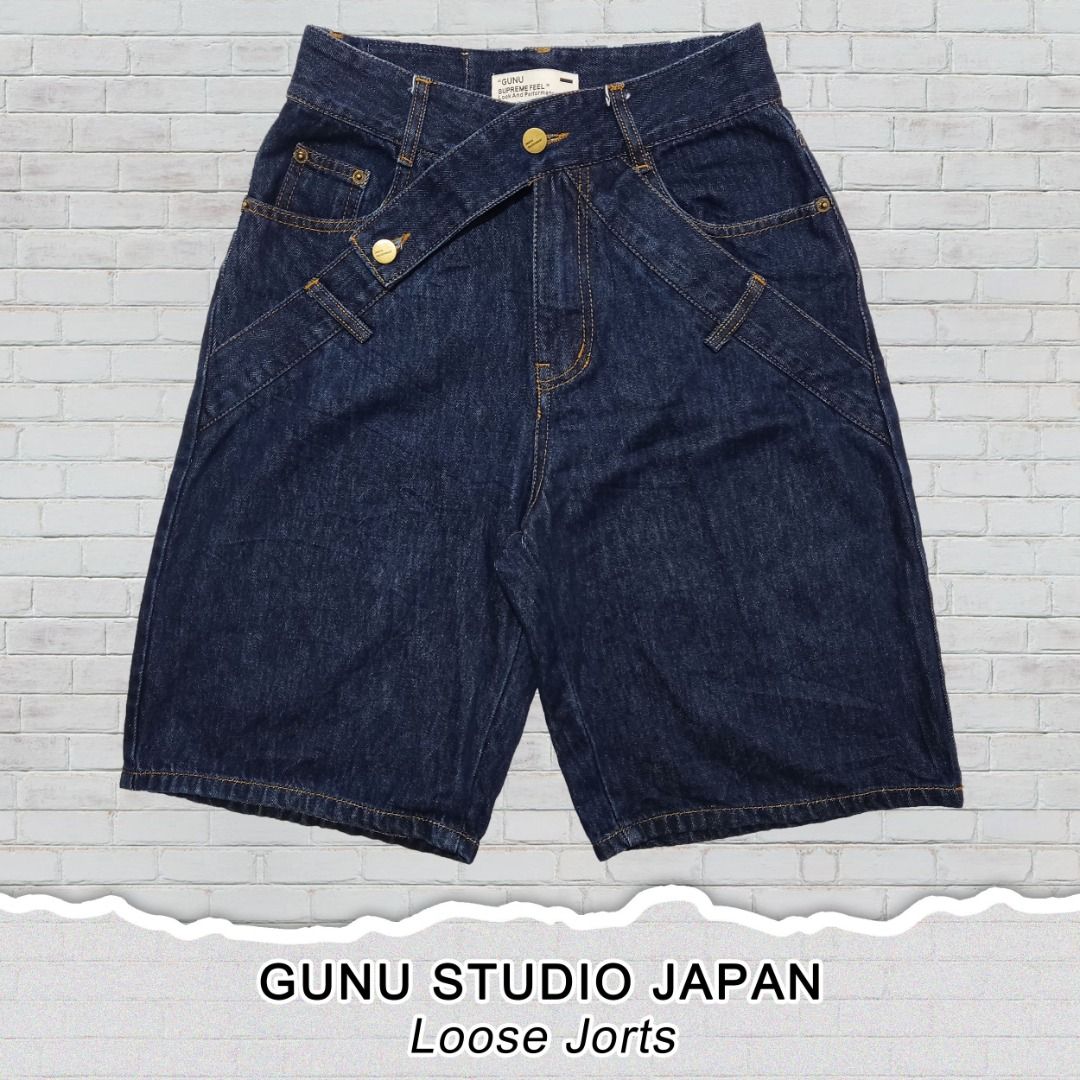 GUNU STUDIO JAPAN - Loose Jorts, Men's Fashion, Bottoms, Shorts on ...
