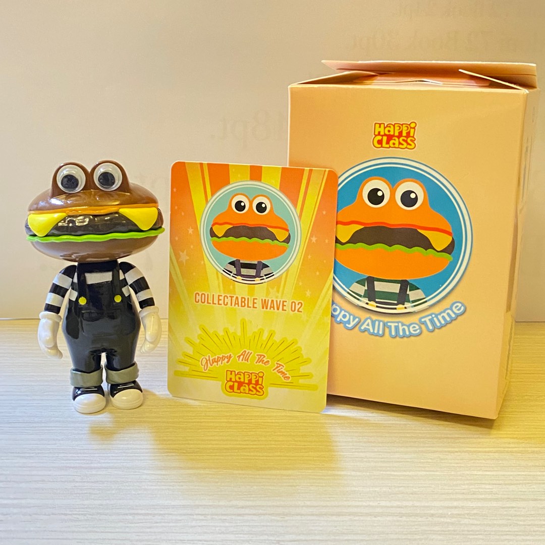 Happi Class Collectable Wave 02 - Burger Kool 盲盒, 興趣及遊戲, 玩具 & 遊戲類 ...