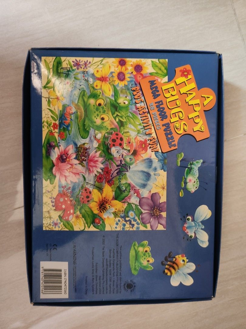 Happy Bugs Mega Floor Puzzle, Hobbies & Toys, Toys & Games on Carousell