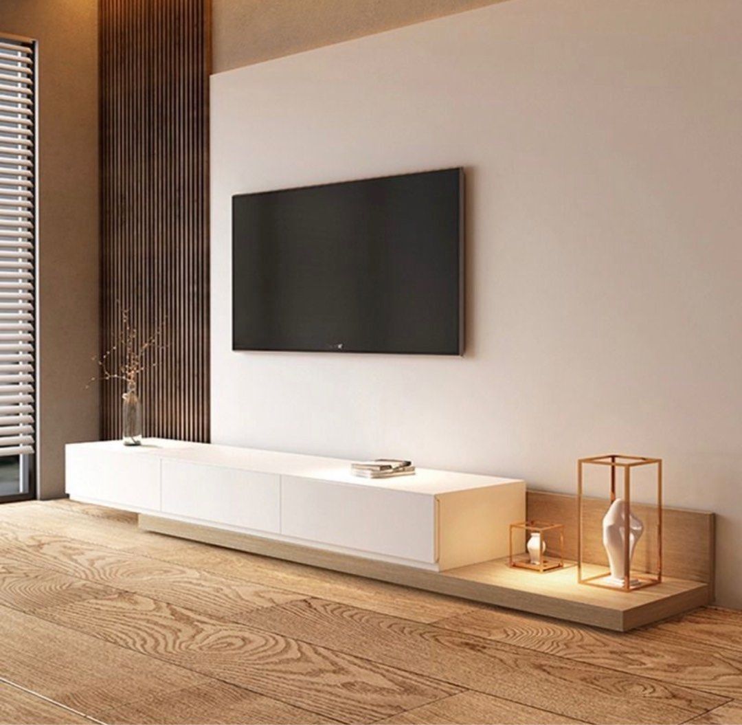 HAROLI Modern Extendable TV Console, Furniture & Home Living, Furniture ...