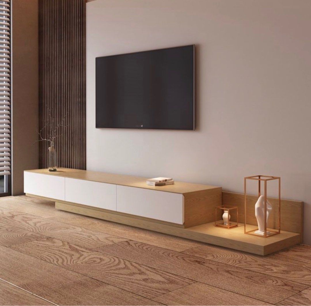 HAROLI Modern Extendable TV Console, Furniture & Home Living, Furniture ...
