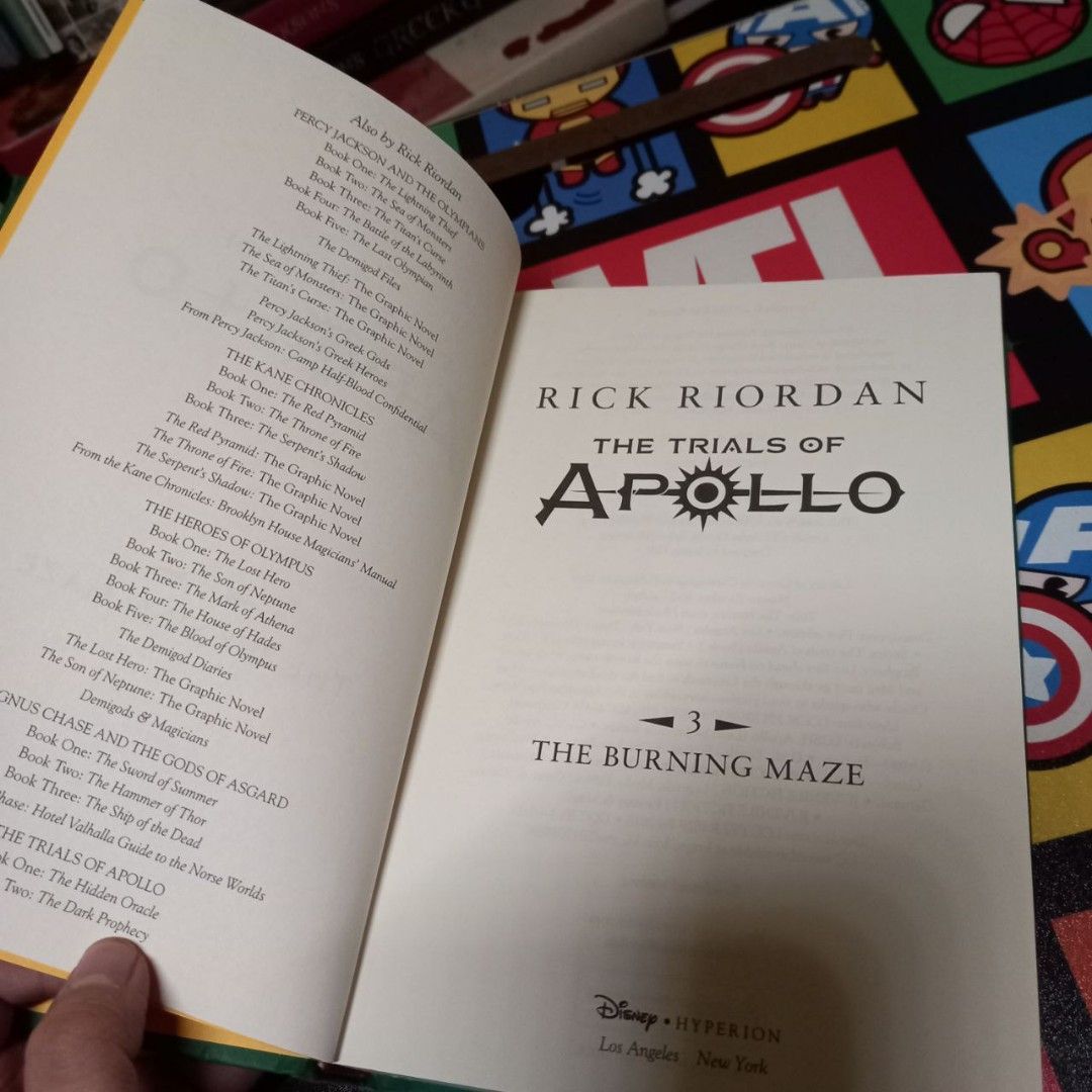 [HB] The Trials of Apollo Book 2 and 3, Hobbies & Toys, Books ...