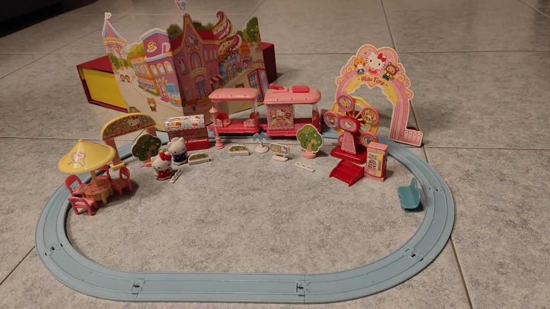 Hello kitty train set carnival at the park set, Hobbies & Toys, Toys ...