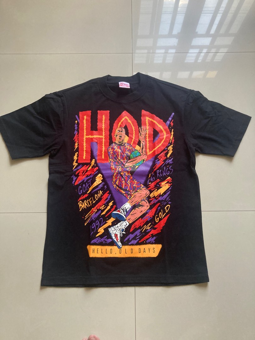 Hello Old Days Michael Jordan Tee, Men's Fashion, Tops & Sets, Tshirts ...