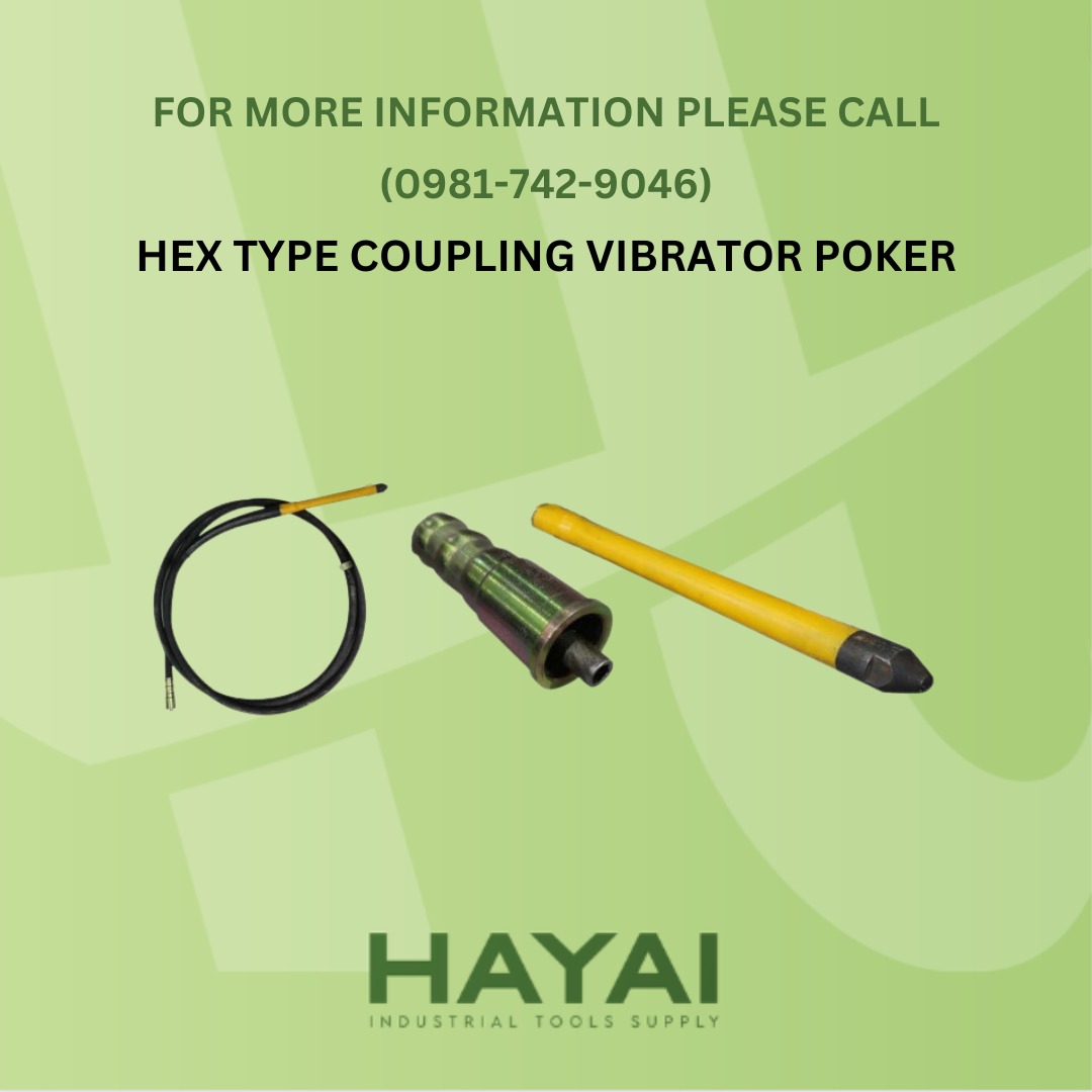 HEX TYPE COUPLING VIBRATOR POKER, Commercial & Industrial, Construction ...