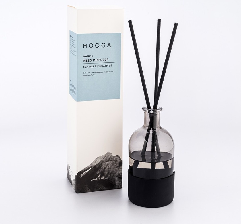 HOOGA Reed Diffuser Black Series 200ml (BN UNOPENED), Furniture & Home ...