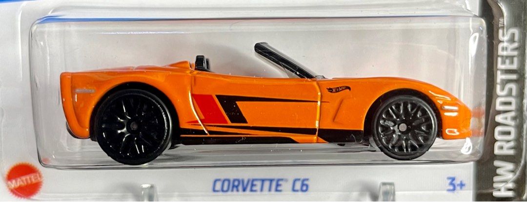 Hot Wheels Corvette C6 (HW Roadsters) 1:64 Scale Diecast Model Car ...
