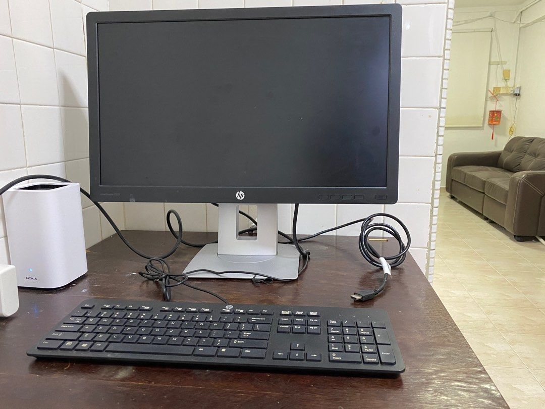 HP 21 Inch Monitor with HDMI Keyboard and Mouse, Computers & Tech ...