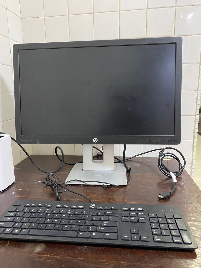 HP 21 Inch Monitor with HDMI Keyboard and Mouse, Computers & Tech ...