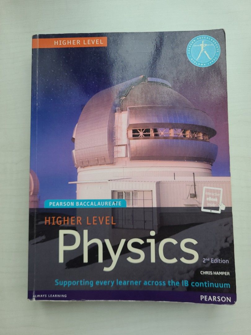 IB diploma programme Physics HL textbook Pearson, Hobbies & Toys, Books ...