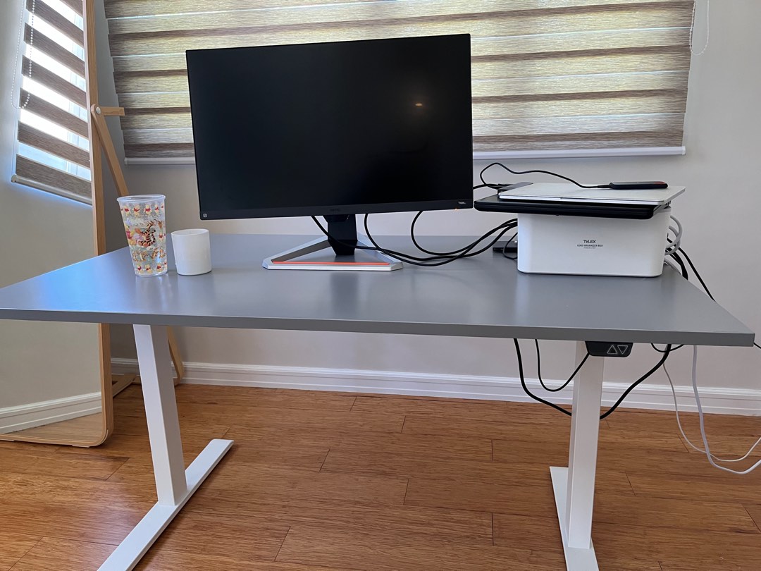 Ikea electrical desk sit/stand, Furniture & Home Living, Furniture, Tables & Sets on Carousell