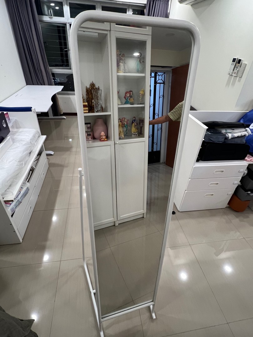 IKEA KNAPPER Standing Mirror, Furniture & Home Living, Home Decor ...