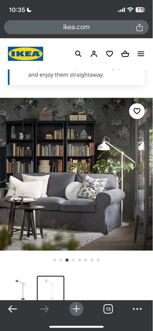 IKEA stand light, Furniture & Home Living, Lighting & Fans, Lighting on ...