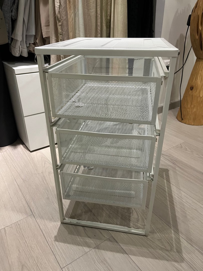 Ikea steel rack, Furniture & Home Living, Furniture, Shelves, Cabinets ...