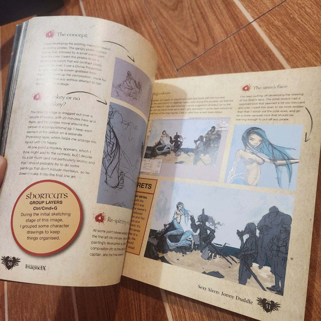 ImagineFx Fantasy Creatures - Digital Painting Techniques. How to Draw ...