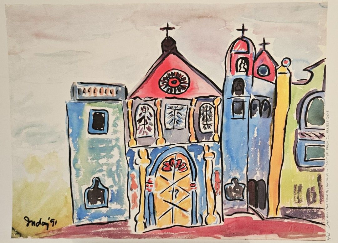 Inday Cadapan Limited Edition Prints of Philippine Churches, Hobbies ...