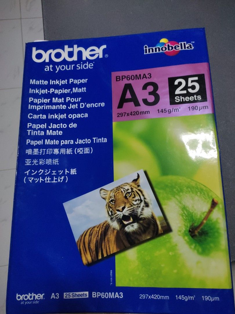 Inkject paper A3 size matte, Computers & Tech, Printers, Scanners ...