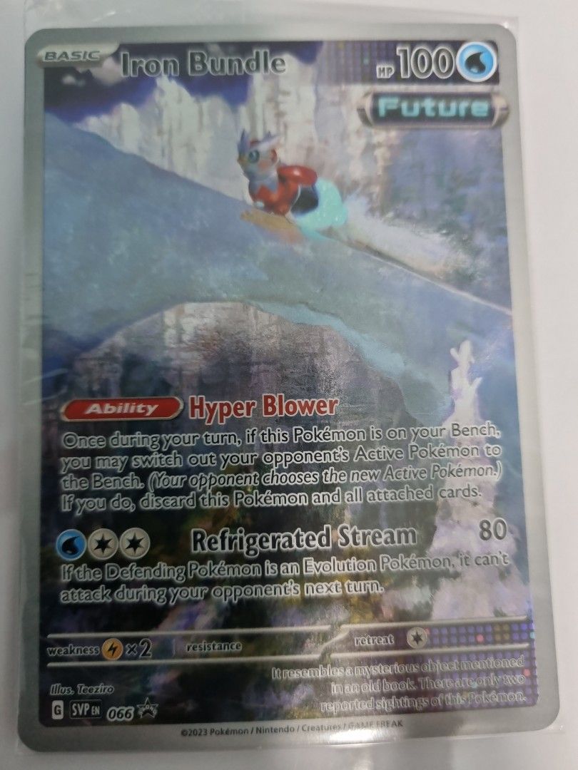 Iron Bundle ETB Promo Card, Video Gaming, Video Games, Others on Carousell