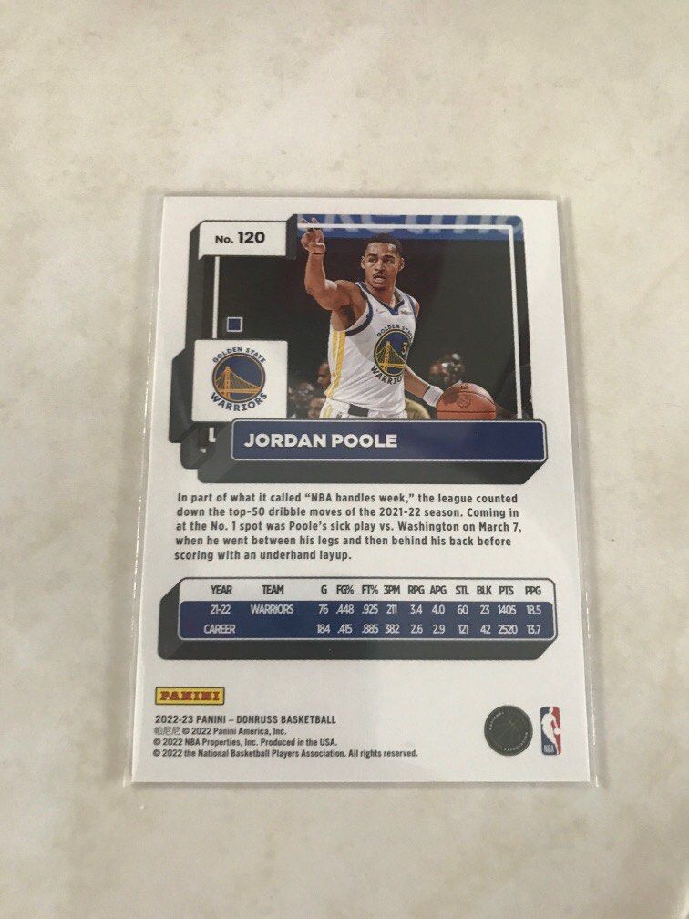 Jordan Poole no.120, Video Gaming, Gaming Accessories, Game Gift Cards ...
