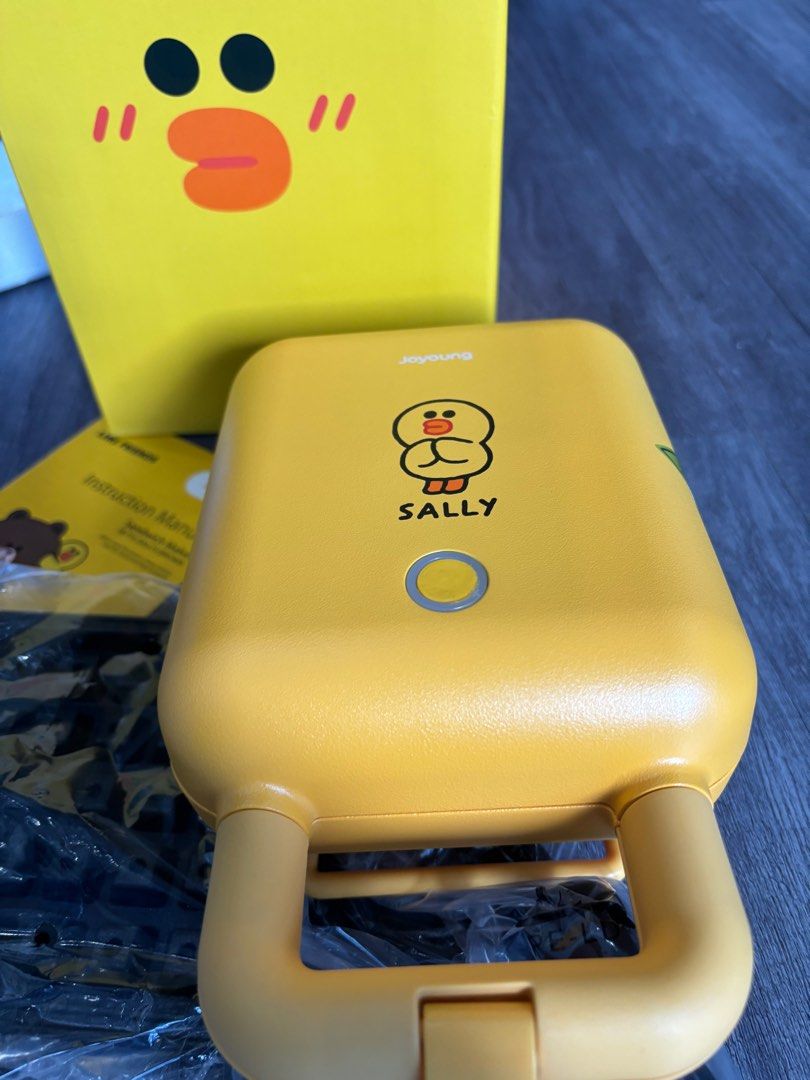 Joyoung x Line Sally sandwich waffle machine, TV & Home Appliances, Kitchen Appliances, Other ...