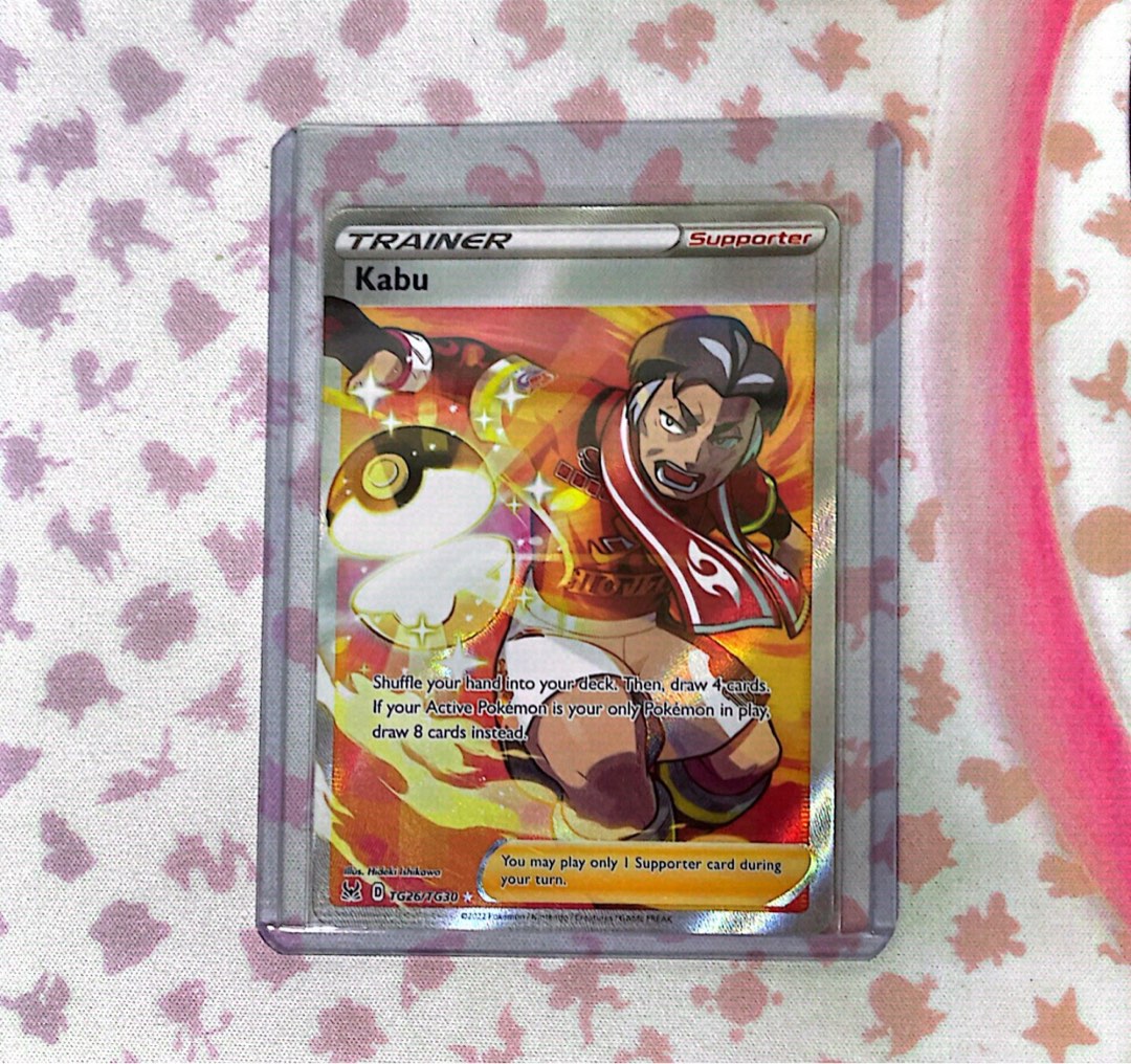 KABU FULL ART TRAINER POKEMON TCG LOST ORIGIN SR, Hobbies & Toys, Toys ...