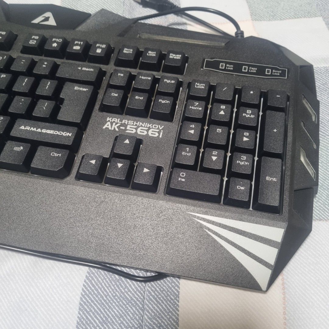 Kalashnikov AK566i Gaming Keyboard, Computers & Tech, Parts ...