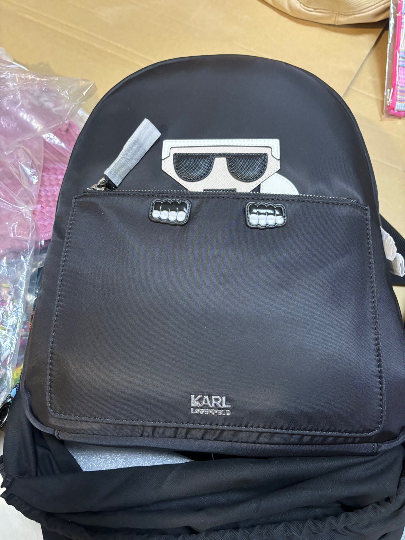 Karl Lagerfeld backpack, Men's Fashion, Bags, Backpacks on Carousell