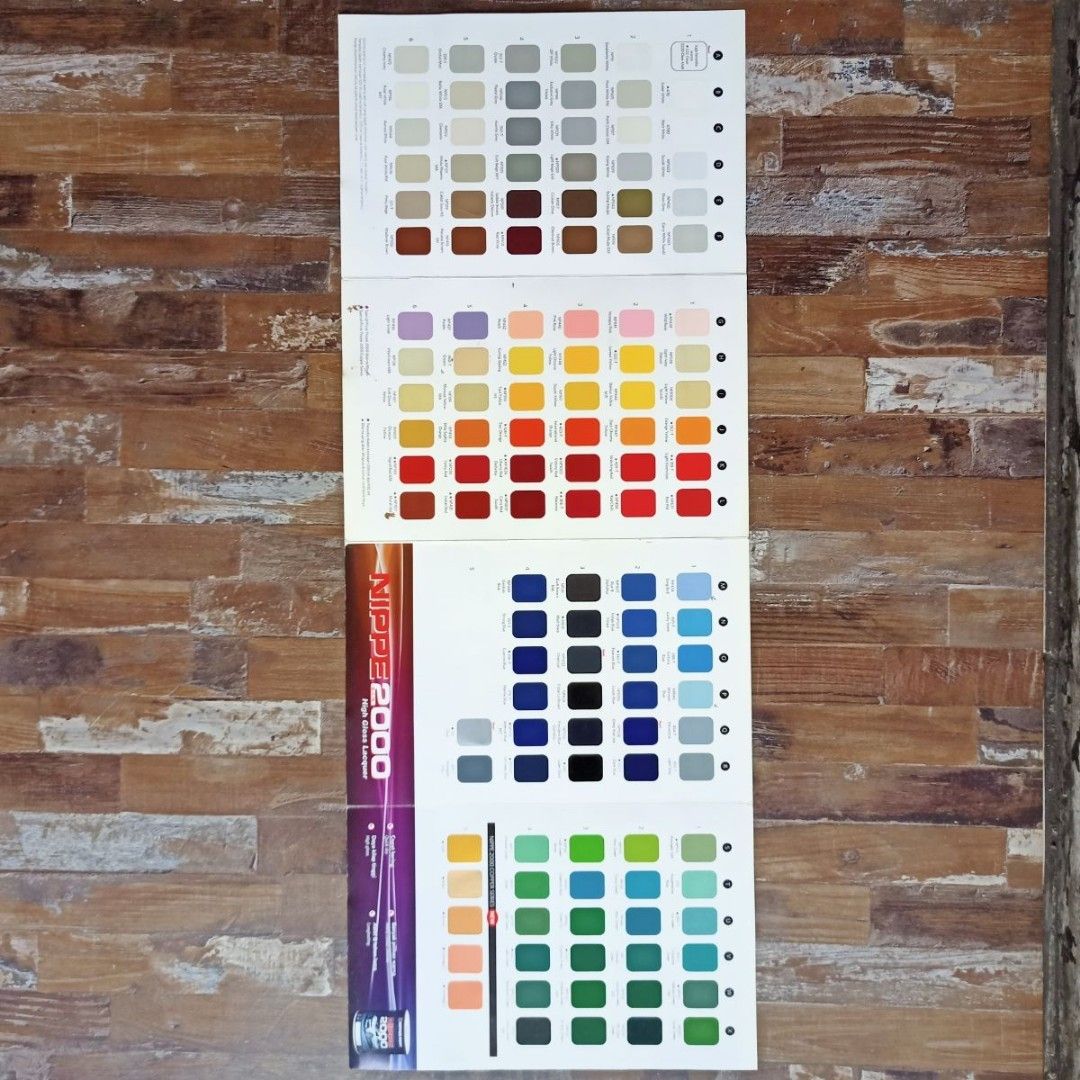 Katalog Sampel Cat Nippe2000, Desain & Kerajinan Tangan, Lainnya di ...