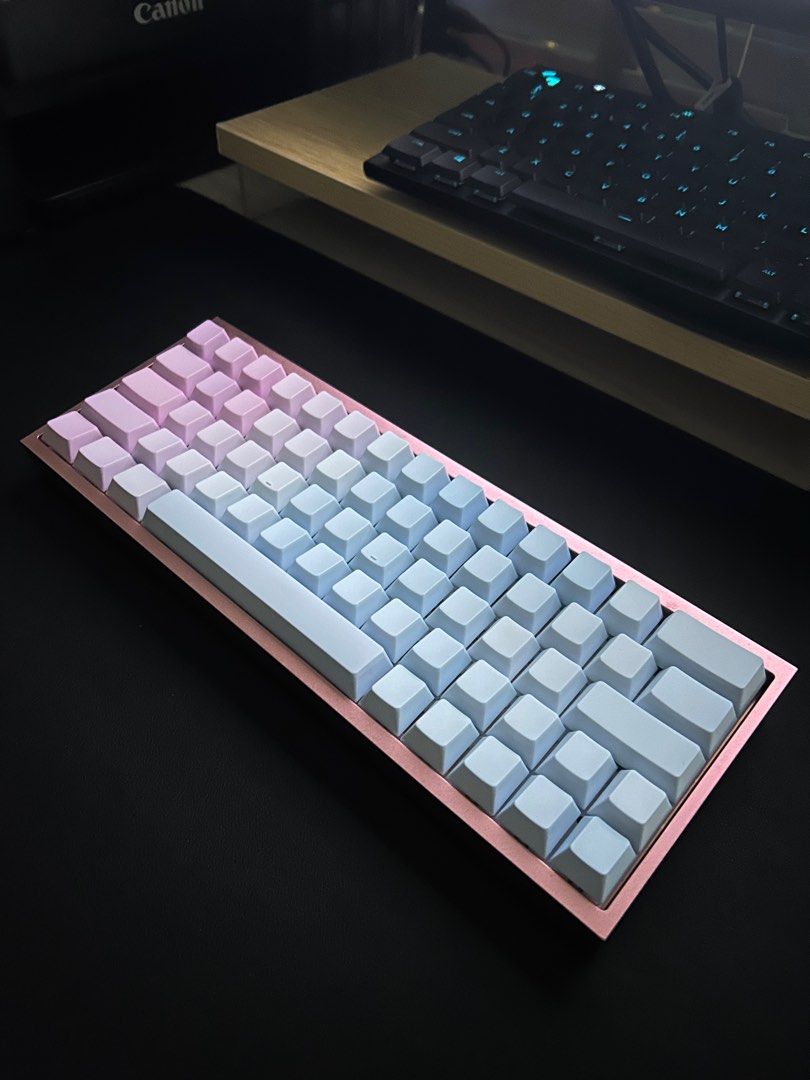 KBD Tofu 60 tofu60 - pink custom mechanical keyboard (Gradiant no ...