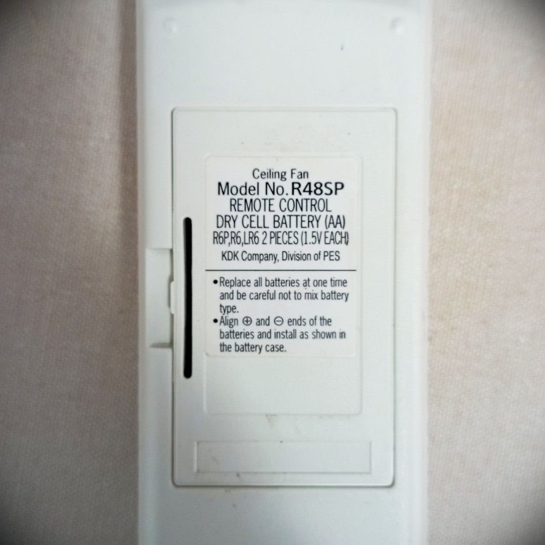 KDK Ceiling fan 48 inch R48SP USED & working condition Dec 8 removed ...