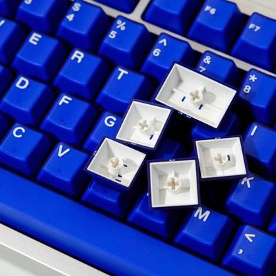 Keycap Klein Blue double shot PBT mechanical keyboard akko GMK ...