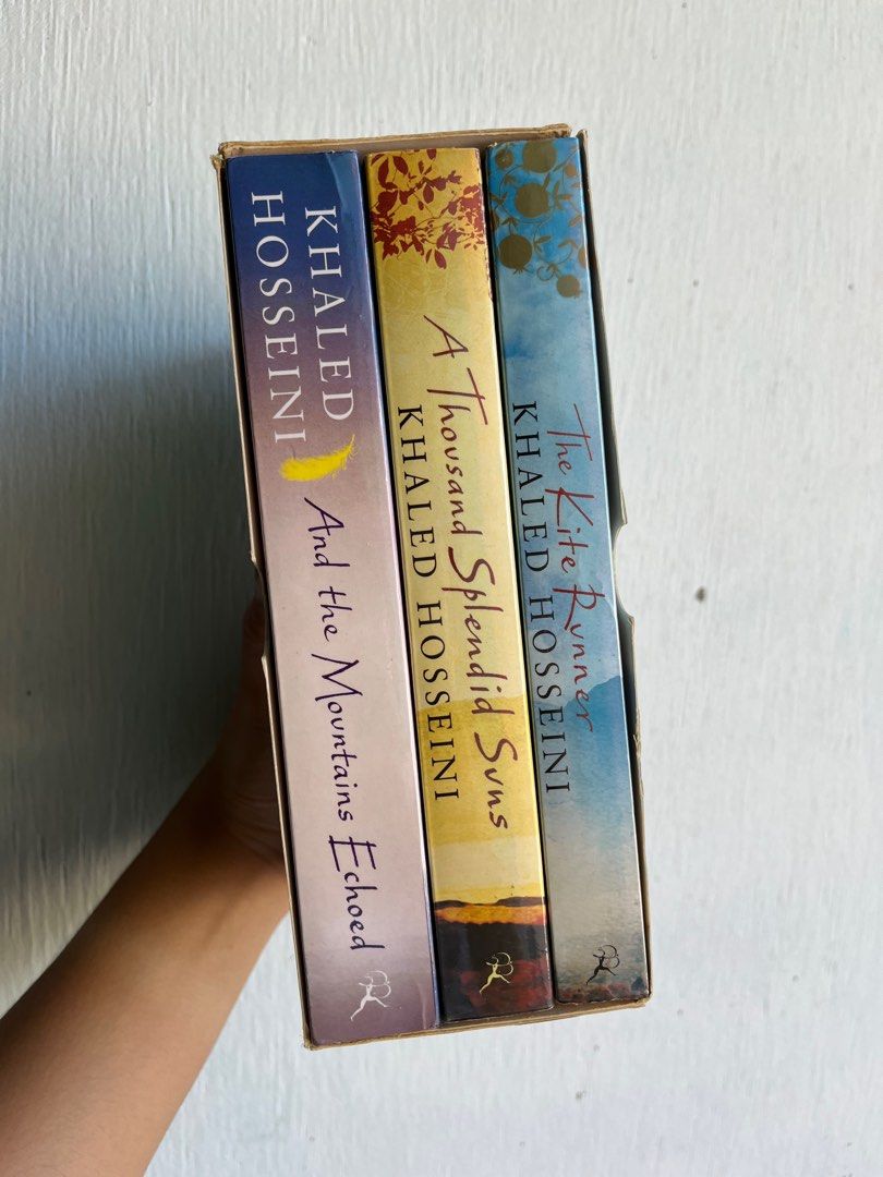 Khaled Hosseini Book Set - The Kite Runner, A Thousand Splendid Suns ...