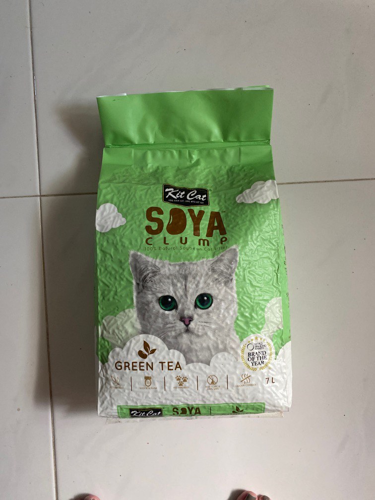 Kit Cat Soya Cat Litter 7L, Pet Supplies, Homes & Other Pet Accessories ...