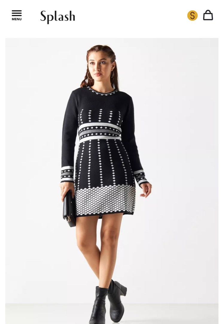 Knitted body con dress, Women's Fashion, Dresses & Sets, Dresses on ...